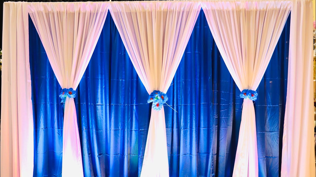 DIY DOUBLE LAYER BACKDROP TUTORIAL WEDDING BACKDROP DESIGN STAGE DIY DOUBLE LAYER BACKDROP TUTORIAL WEDDING BACKDROP DESIGN STAGE