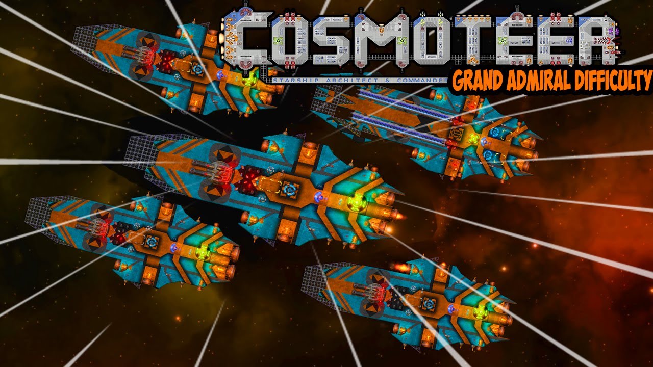 Building a WAR FLEET in Cosmoteer GRAND ADMIRAL Difficulty - YouTube