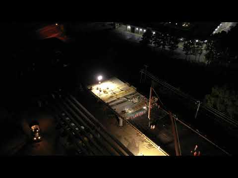 The US-59 / Loop 224 Flyover Project: Making a Flyover Bridge Slab Pour ...