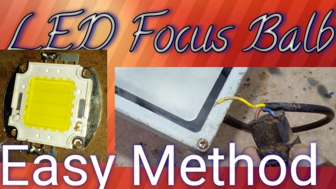 How to Change LED Focus Light Bulb - YouTube
