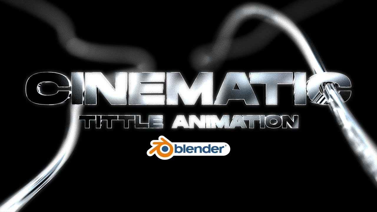 Cinematic 3D Title & Logo Reveal Animation in Blender 4.0 | Step-by ...