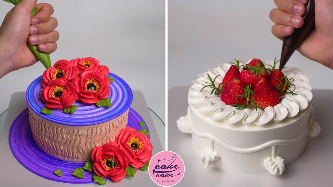 New Strawberry Cake Decorating Tutorials For Cake Lovers | Tasty Plus ...