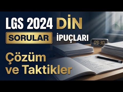 LGS 2024 Din Kültürü Soruları Çözüm ve İpuçları