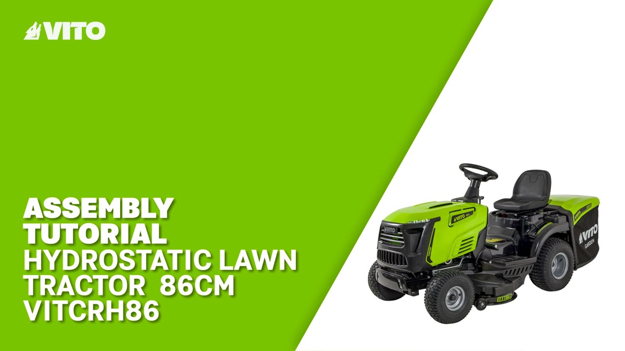 Assembly demonstration video - Lawn tractor VITO - YouTube