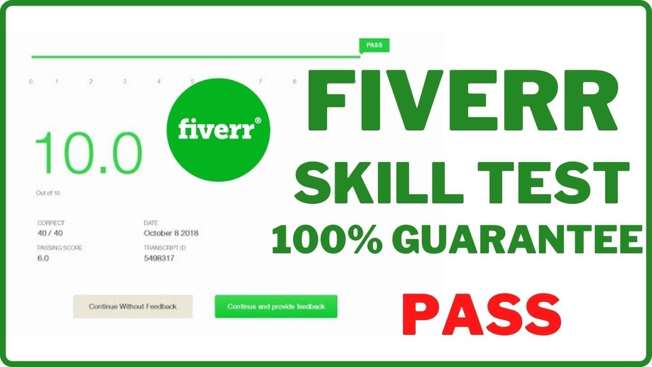 How to Pass Fiverr All Skill Test | Fiverr Skill Test Easily Pass ...