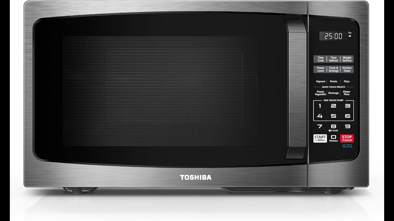 Microwave Toshiba 0.9 CUFT Kompak Dengan Fitur Otomatis Dan Desain Elegan