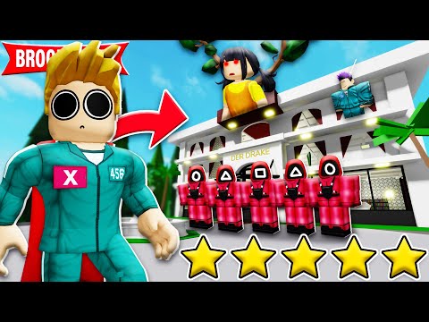 ich BESUCHE das SQUID GAME HOTEL in Brookhaven! (Roblox)