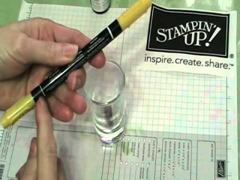 How to Re ink a marker and stamp pad - YouTube