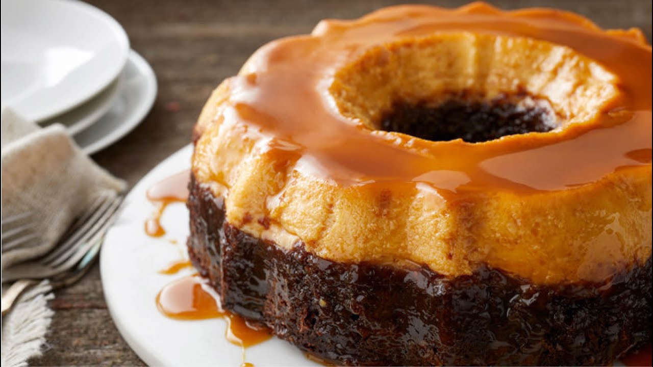 TORTA CHOCOFLAN 🍫 O PASTEL IMPOSIBLE, RECETA FÁCIL l UN POSTRE MÁGICO ...