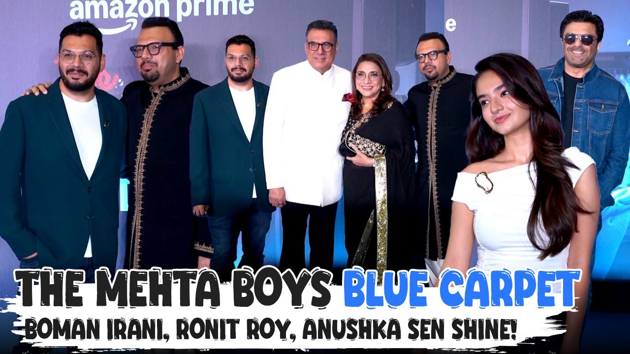 Boman Irani, Ronit Roy, Sameer Soni, Anushka Sen at 'The Mehta Boys' Blue Carpet Screening! 🎥 ...