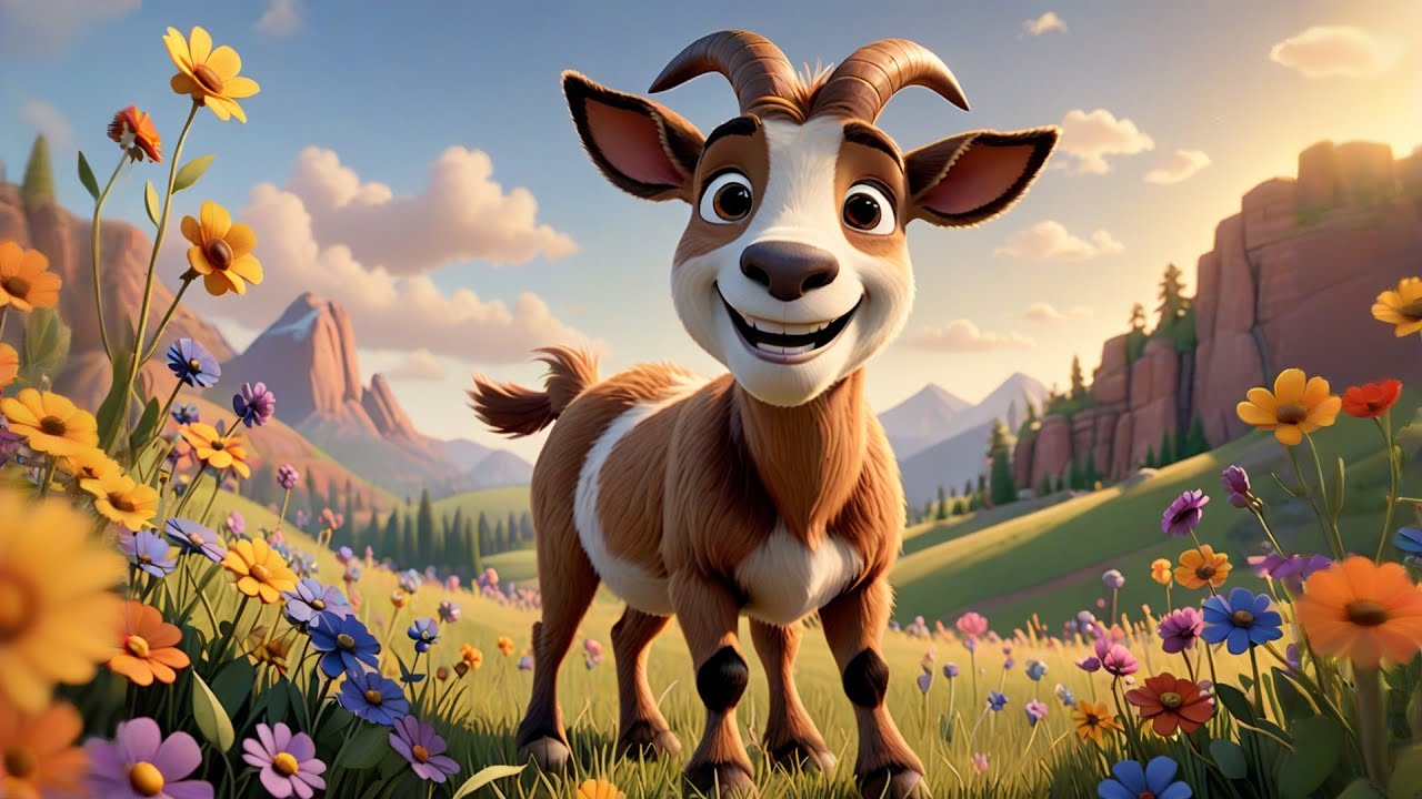 Five Giggling Goats Go Rolling By + More Nursery Rhymes & Kids Songs ...