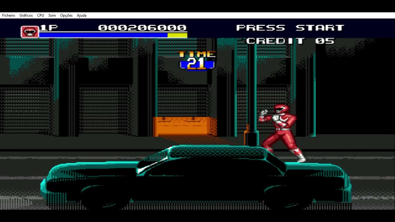 mighty morphin power rangers the movie game play - YouTube