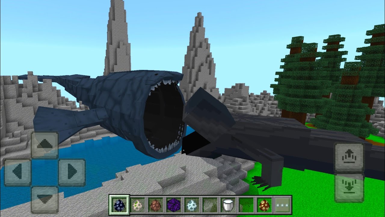 The Sea Eater MOD ADDON in Minecraft PE - YouTube
