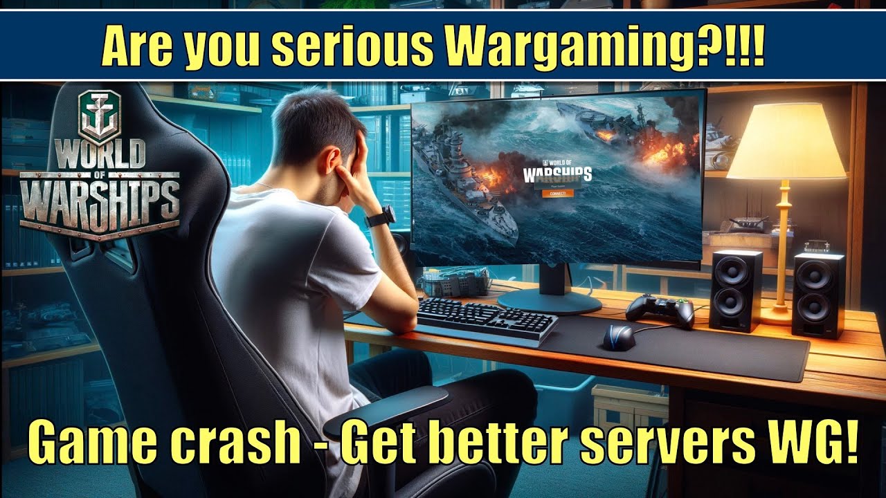 OMG wargaming get better servers! game crash mid game #worldofwarships ...