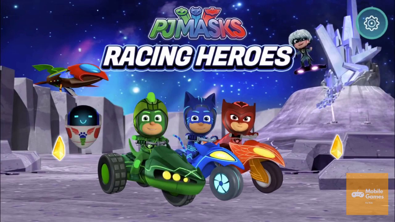 PJ Masks Racing Heroes Catboy and Gekko Moon Mission | Mobile Games 4 ...