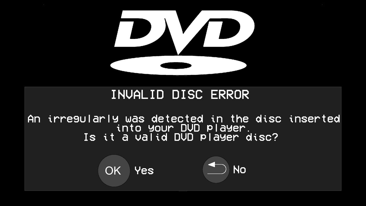 DVD player (fake) anti-piracy screen - YouTube
