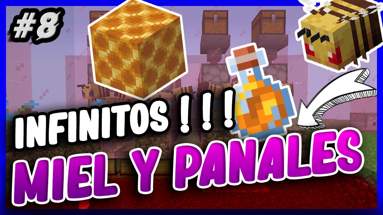 🍯🐝Como hacer una GRANJA de MIEL en MINECRAFT 1.16.5 [FACIL y EFICIENTE ...