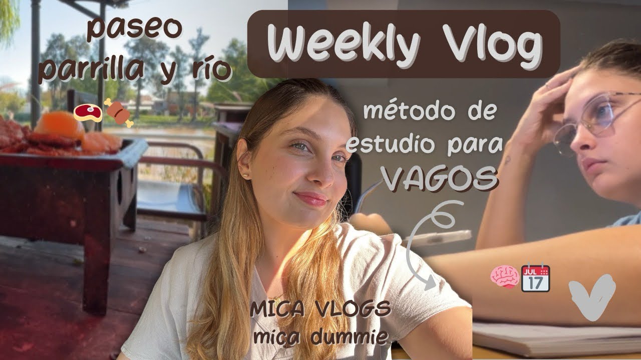 método de estudio de una persona vaga | Vlog paseo + mi rutina ...