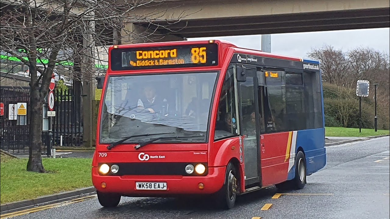 Journey on Route 84 | WK58EAJ/0709 - Go North East: Optare Solo SE M710 ...