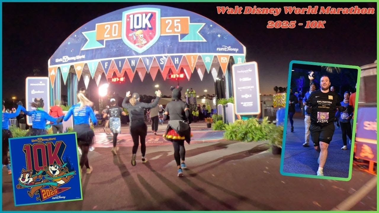 Walt Disney World Marathon Weekend 2025 - 10k Course Footage - YouTube