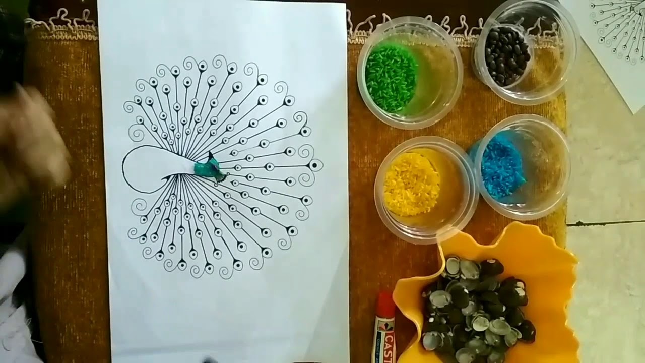 Karya Seni Kolase sederhana - YouTube