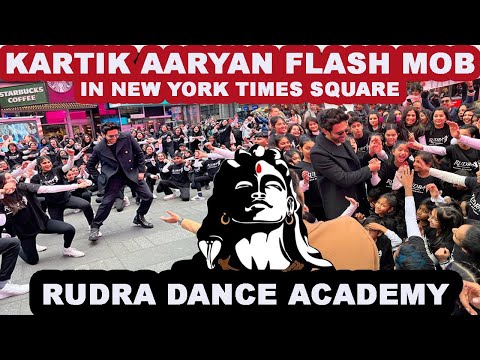 Kartik Aaryan | Biggest Flash Mob | Rudra Dance Academy | USA