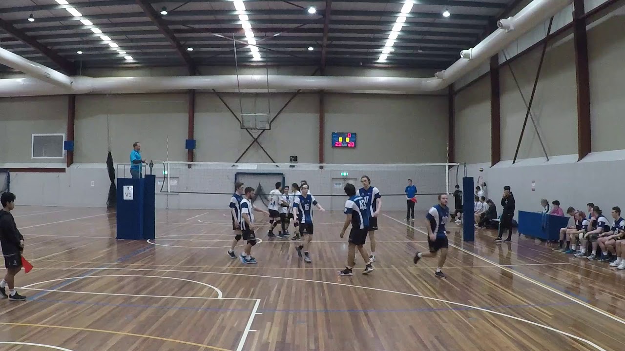 Volleyball Victoria State League 2019 Division 2 Men Round 8 - YouTube