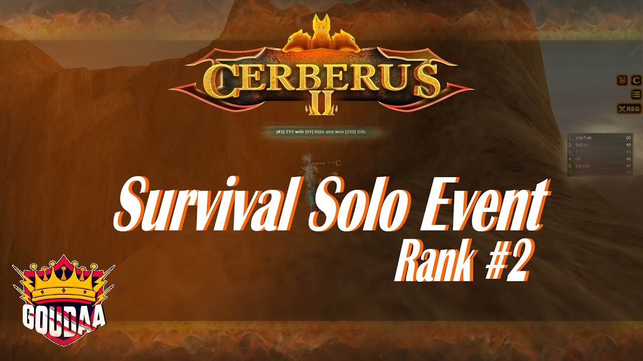Cerberus Online | Survival Solo Event Rank #2 ⚡ - YouTube