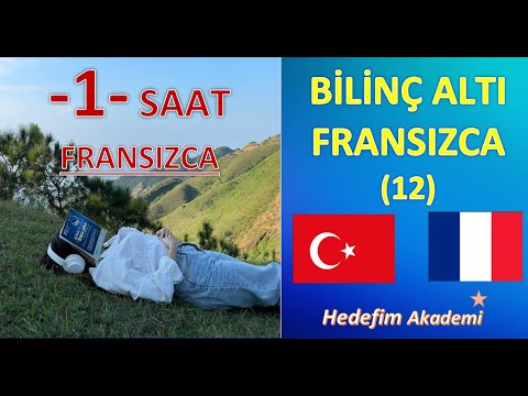 UYKUDA FRANSIZCA ÖĞRENİN-EN ÖNEMLİ FRANSIZCA İFADELER VE KELİMELER(12)