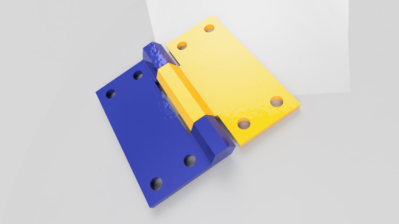 Super Einfaches Print in Place Scharnier Fusion 360 Tutorial Deutsch ...