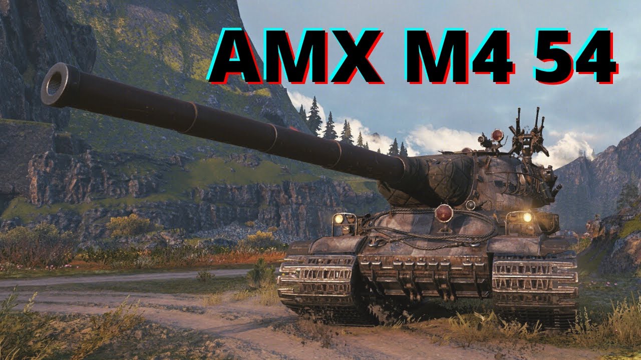 World of Tanks 7 Kills 12k damage AMX M4 54 - My battle My rules - YouTube