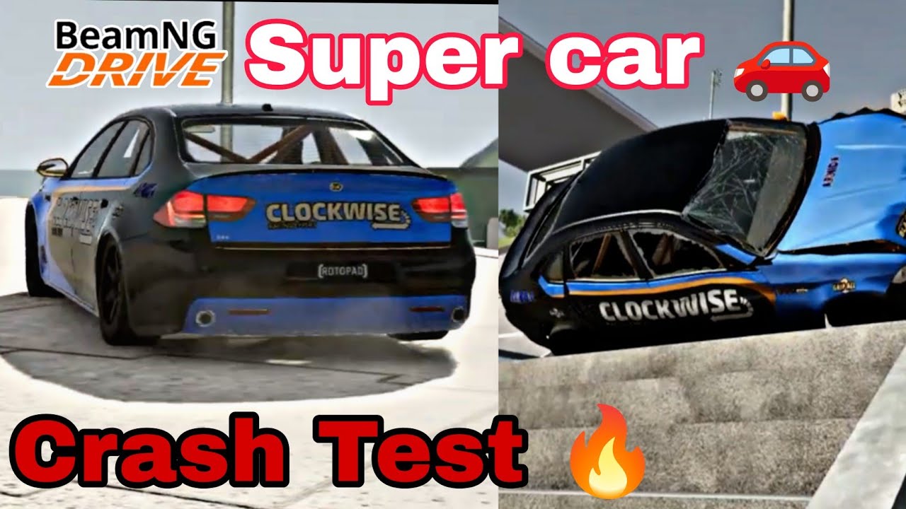 Super car Crash test 🔥 || beamng || PC games☢️ || ‎@Ayushthebeast555 ...