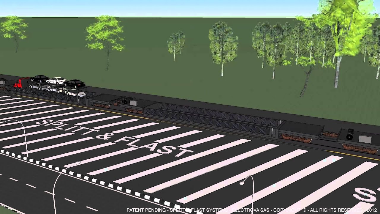 THE MOST ADVANCED RAIL ROAD TRANSPORTATION SYSTEM - YouTube