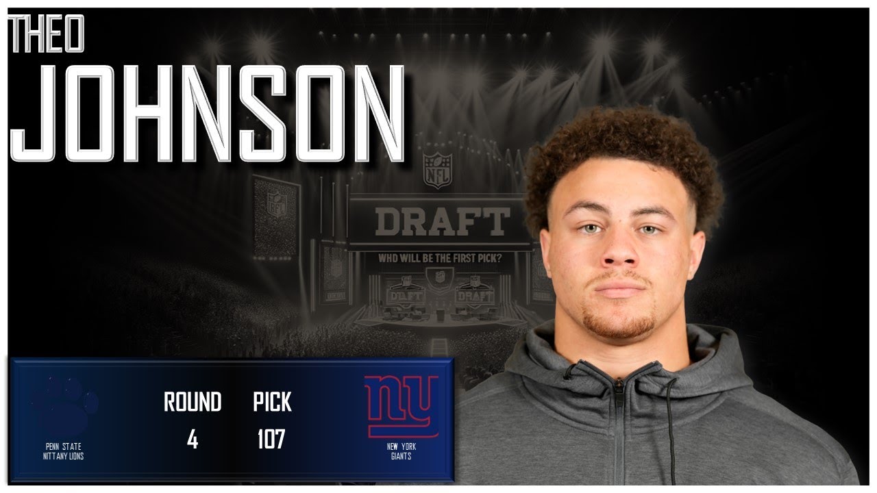 2024 NFL DRAFT: Theo Johnson | New York Giants - YouTube