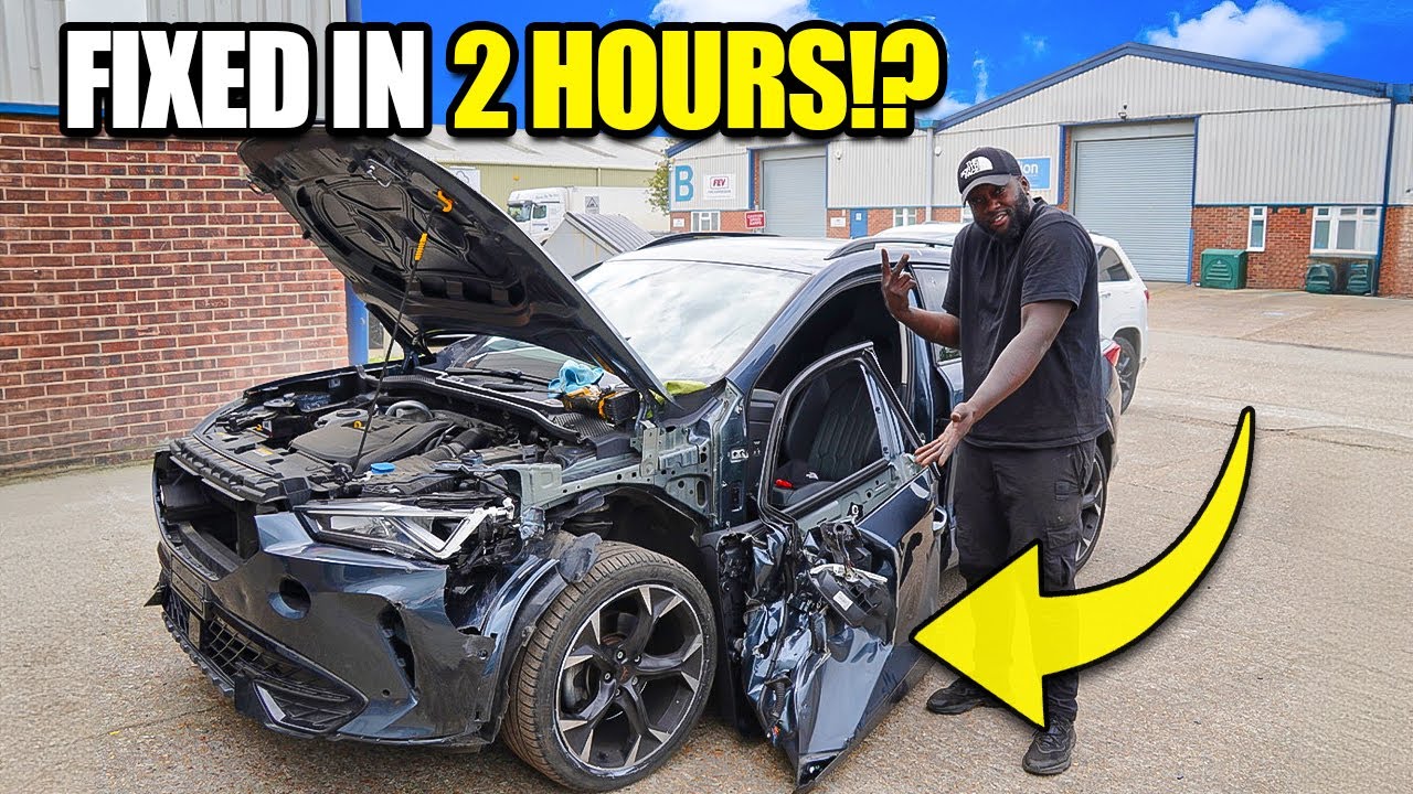 Replacing Cupra formentor in 2 hour | Smashed Cupra Formentor 2022 ...