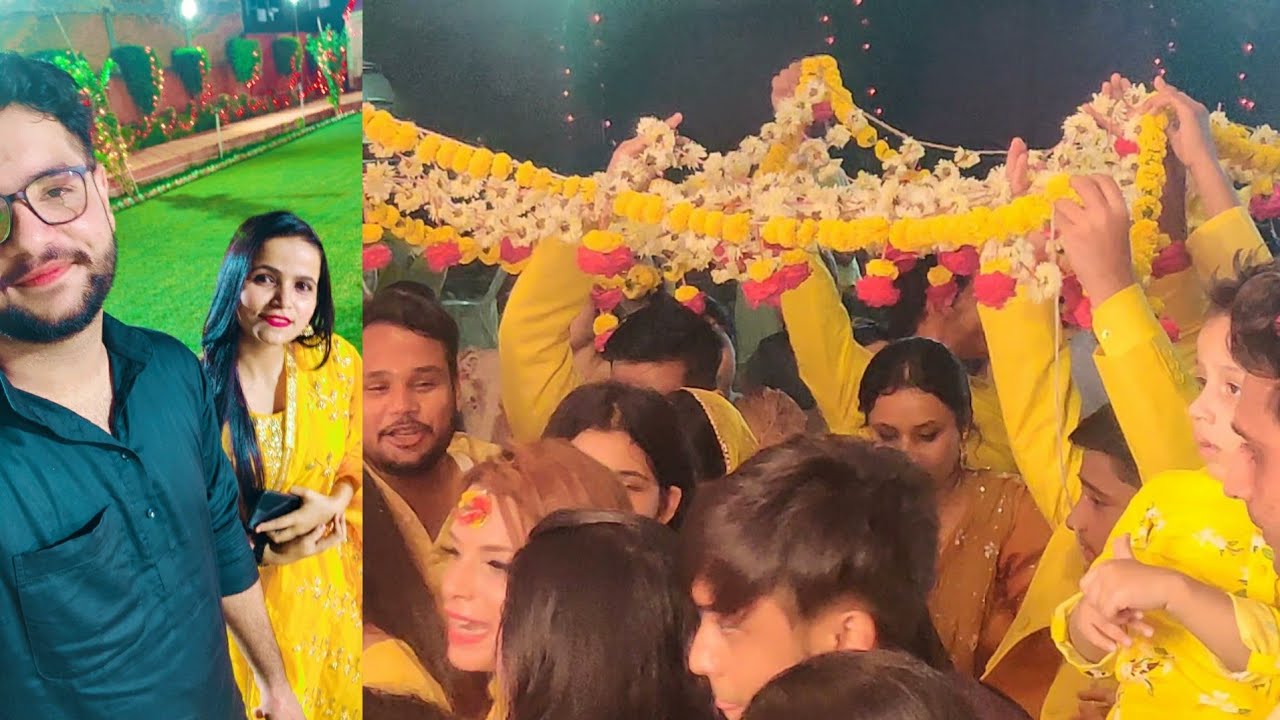 Coolest Manjha Ceremony ever seen🌼 - YouTube