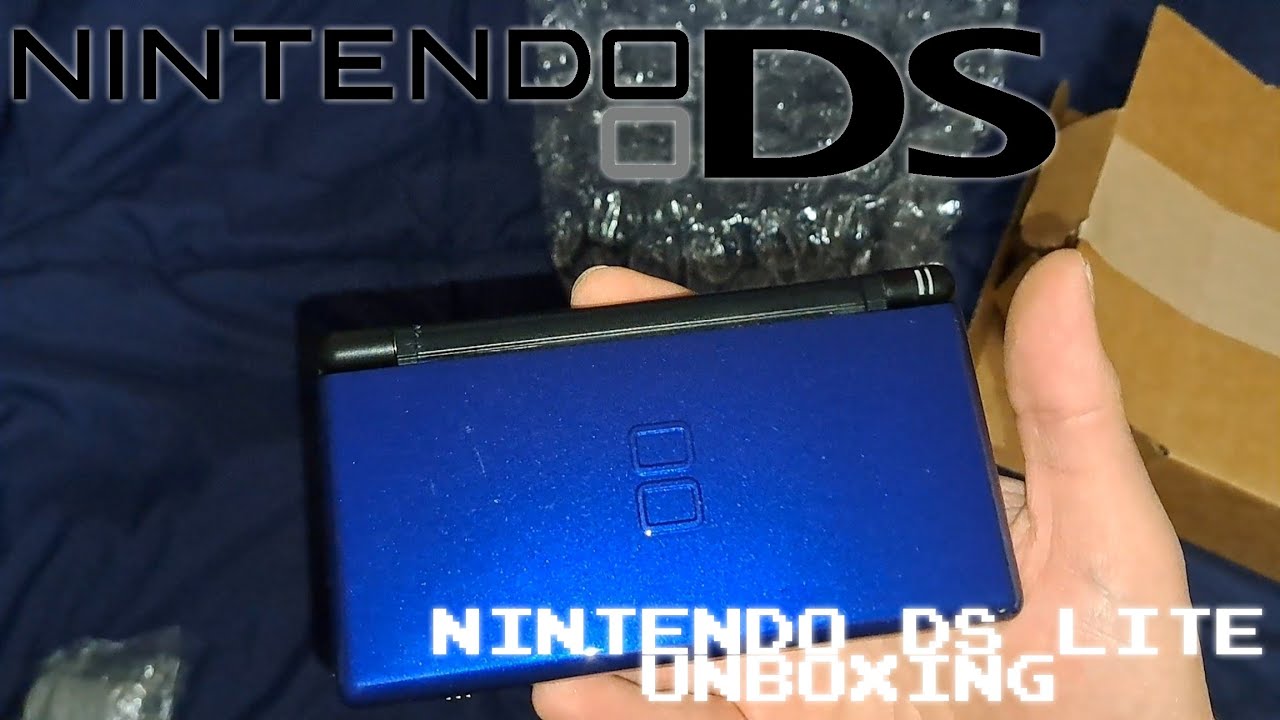 Nintendo DS Lite Unboxing - YouTube