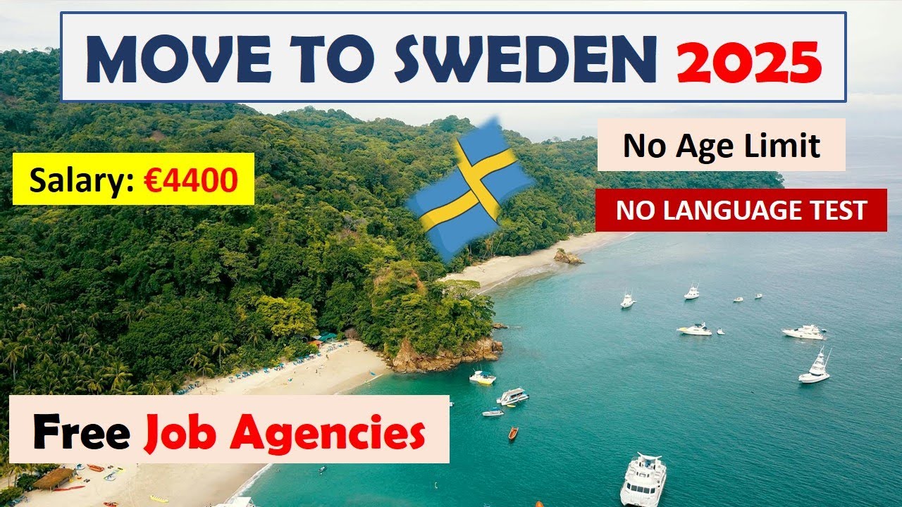 Sweden Work Visa 2025 | How to Get a Job in Sweden | Move to Europe ...
