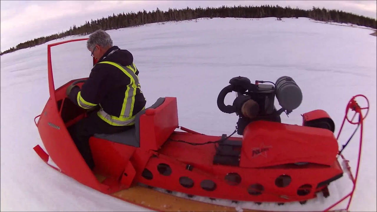 9.5 hp /1962 polaris Autoboggan///10 hp/1964 Bombardier ski-doo - YouTube