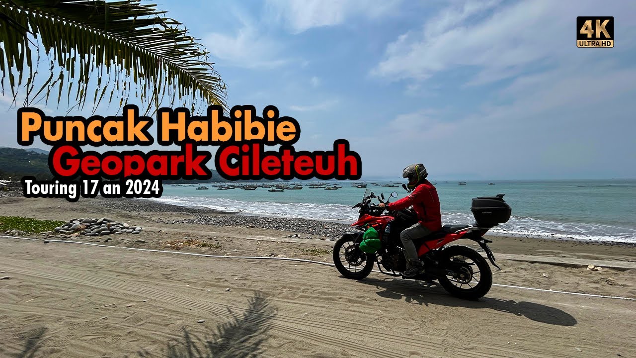 RIDING 17 AN, KE PUNCAK HABIBI DAN CILETEUH #vstrom250sx - YouTube