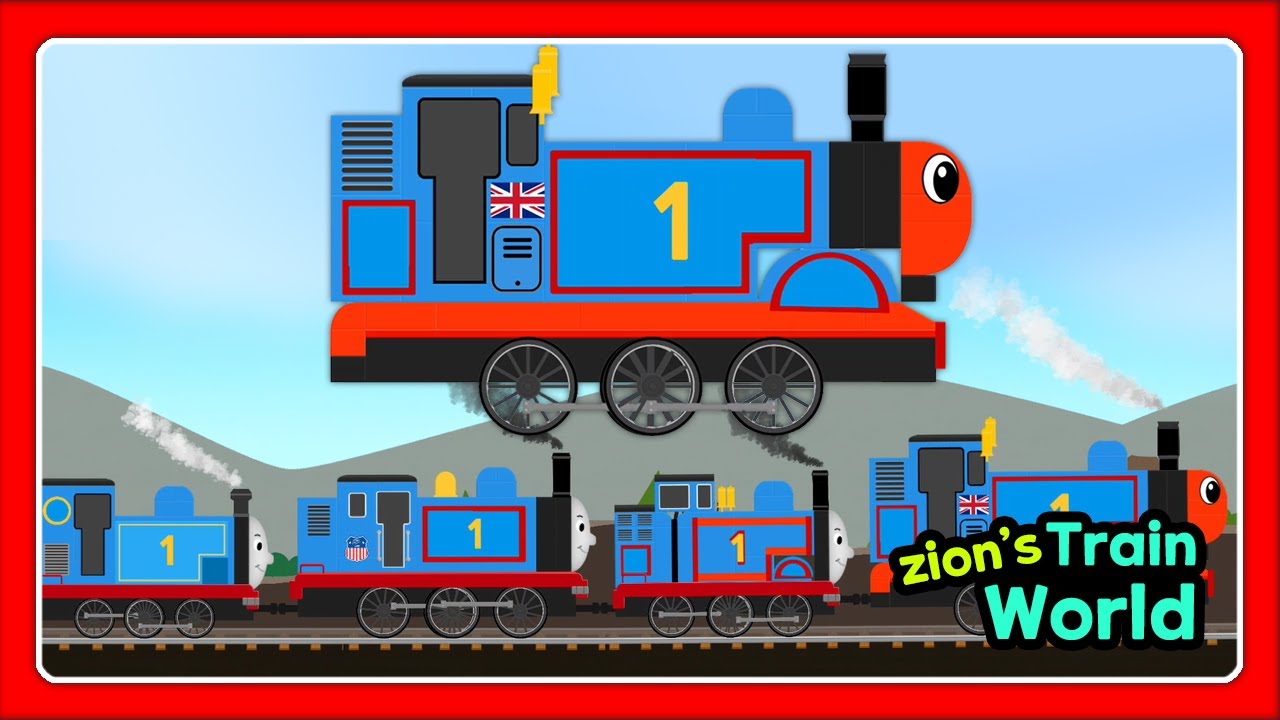 Labo Brick Train #743 Red Face Train - YouTube