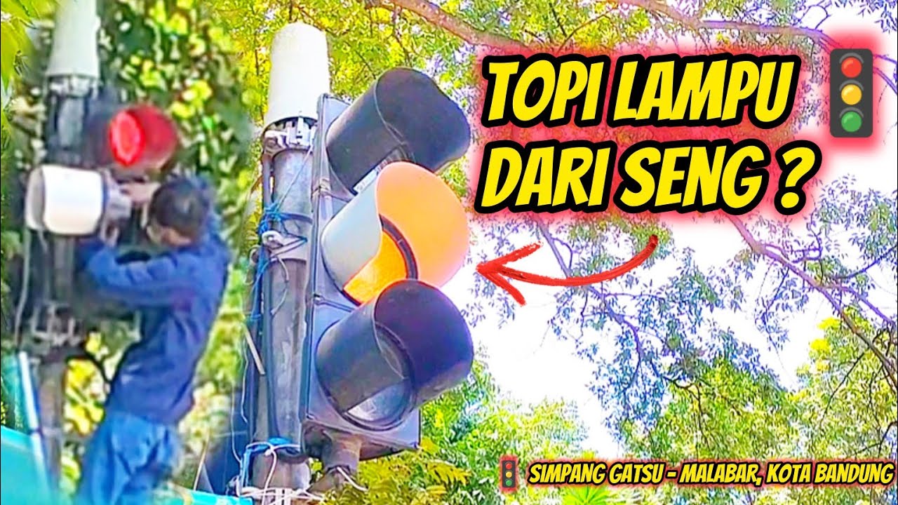 BENERIN LAMPU LALU LINTAS 🚦 PAKE SENG? || TRAFFIC LIGHT SIMPANG GATSU ...