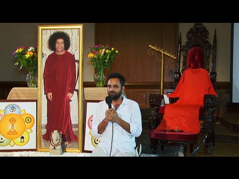 Ashish Dawar Speaks at the Hollywood Sai Baba Center - YouTube