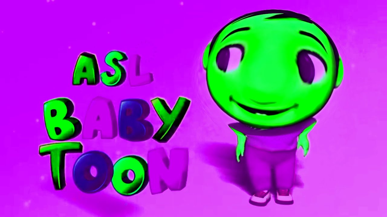 ASL BABY TOON intro effects | Satisfying logo with sounds vibration ...