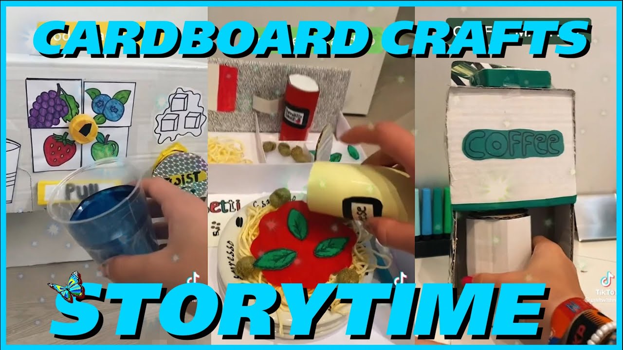 CARDBOARD CRAFTS STORYTIME 🪄 Cute DIY TikTioks 📦 Shorts Compilation #1 ...
