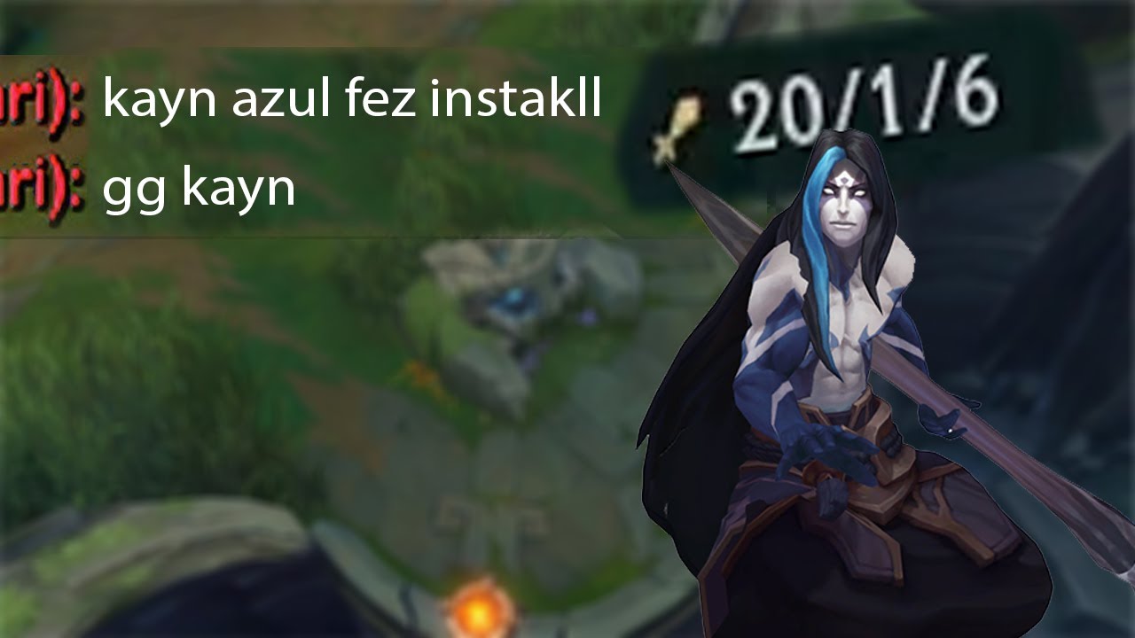 Kayn Azul! (build free elo) - YouTube