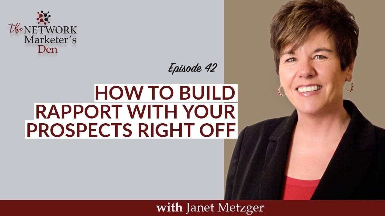 How to Build Rapport with Your Prospects Right Off - YouTube