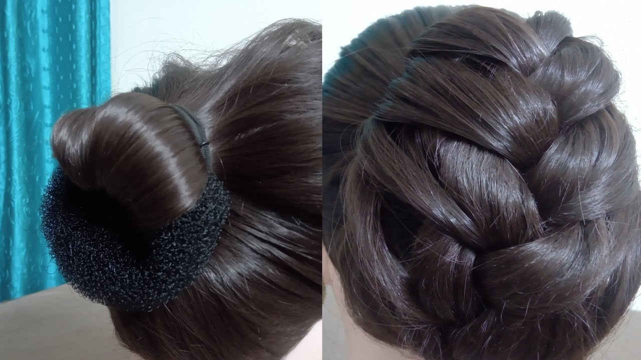 शादी के लिए आसान जूड़ा हेयर स्टाइल | Easy and Attractive hairstyle for ...