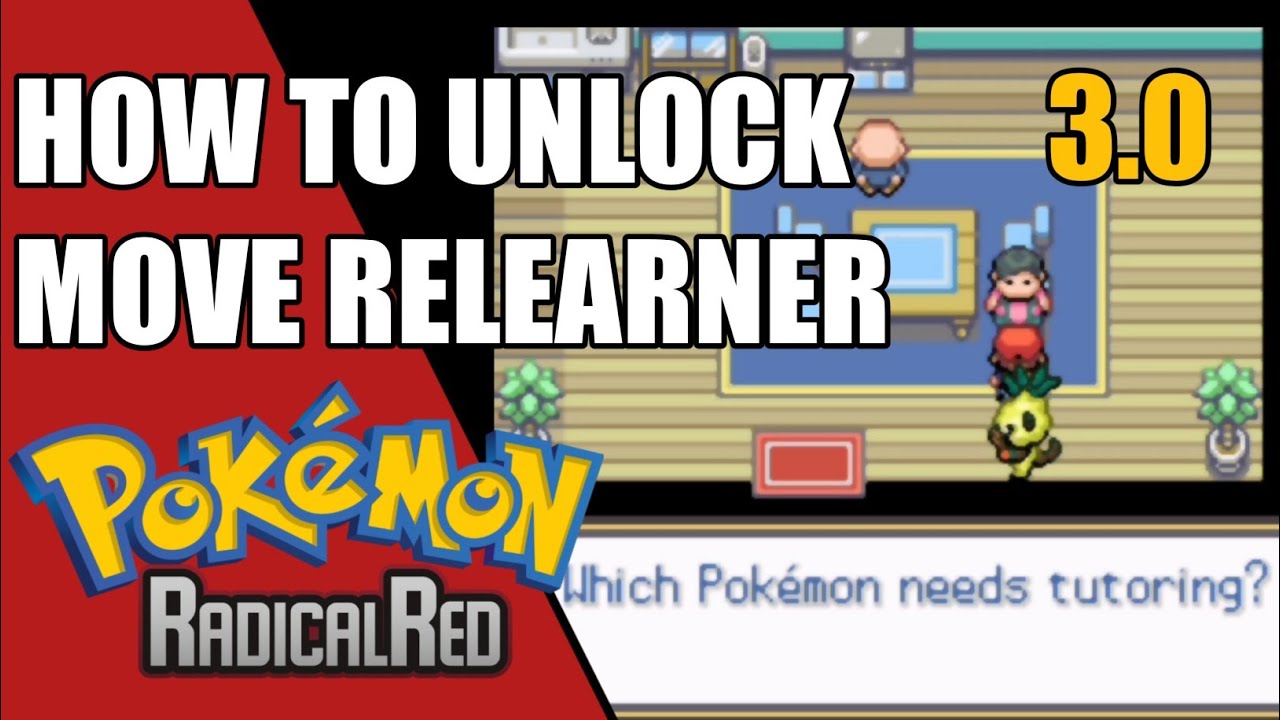 How To Unlock Move Relearner in Cerulean City - Pokémon Radical Red 3.0 ...