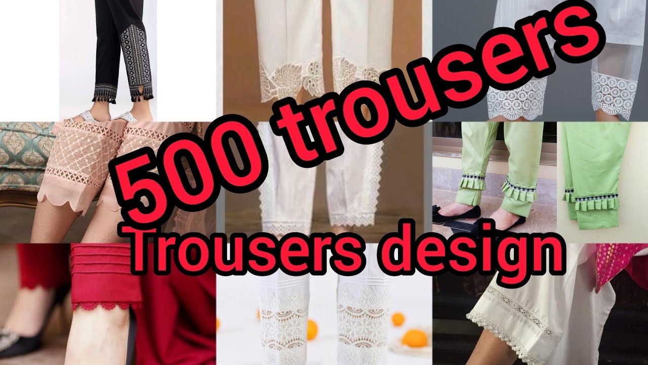 50+ trouser design stylish|| trendy trouser design|| 50+trending ...